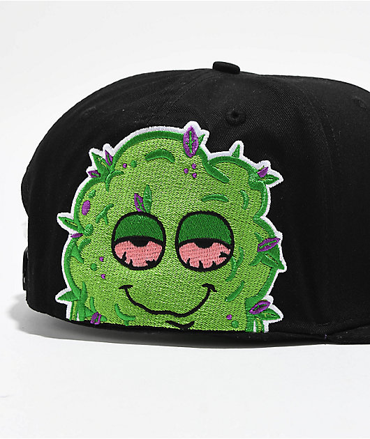 High & Mighty Side Burnie Black Snapback Hat | Zumiez