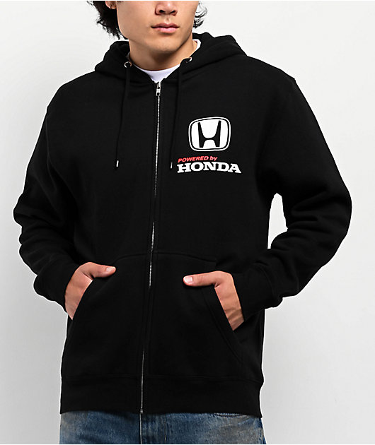 Honda Power Stack Black Zip Hoodie | Zumiez