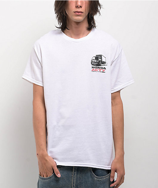 Honda Real Time 4WD White T-Shirt | Zumiez