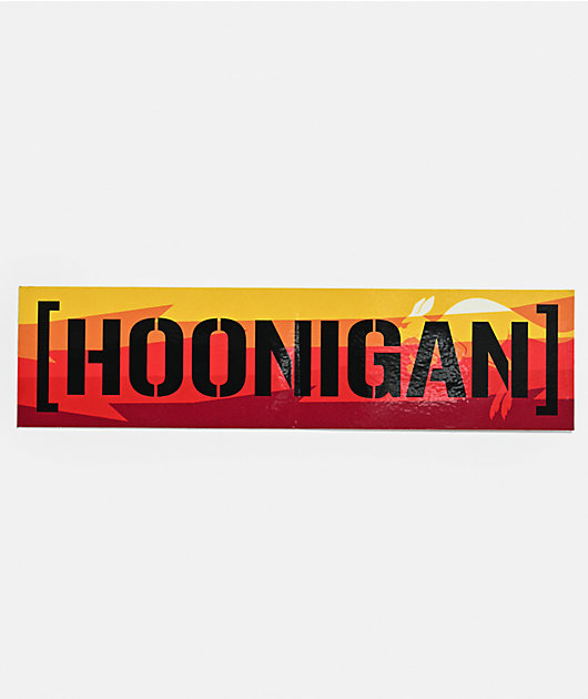 Hoonigan Gym Censor Bar Sticker | Zumiez