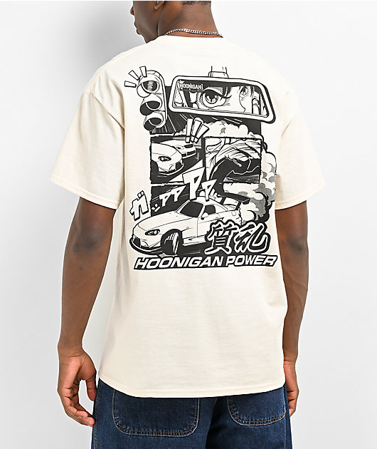 Hoonigan On Site Natural T-Shirt | Zumiez