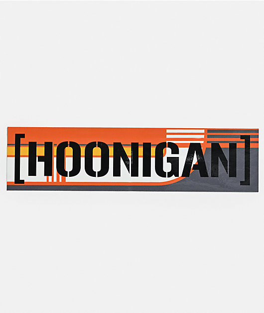 Hoonigan Scumbag Censor Bar Sticker | Zumiez