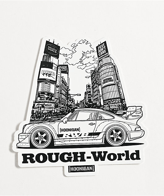 Hoonigan x Rough World Welcome To Shibuya Sticker | Zumiez