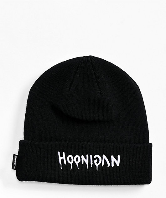 Hoonigan x Trouble Andrew x Ken Block Drips Black Beanie | Zumiez