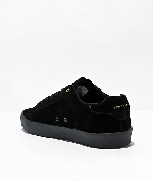 Hours Is Yours C71 Black Suede Skate Shoes | Zumiez