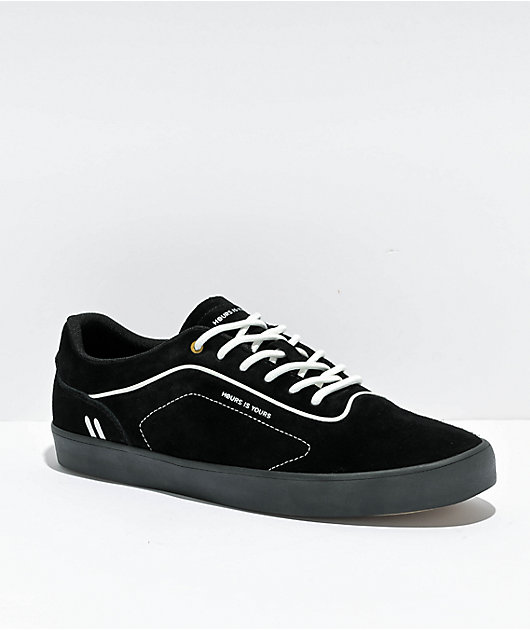 Hours Is Yours Code V2 Black Pinstripe Skate Shoes | Zumiez