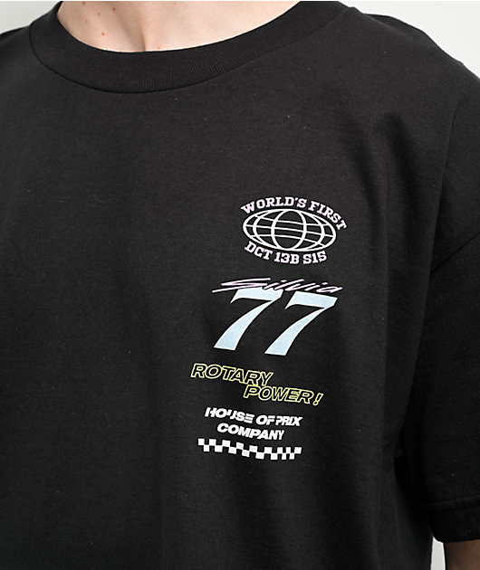House Of Prix S15 Rotary Power Black T-Shirt | Zumiez