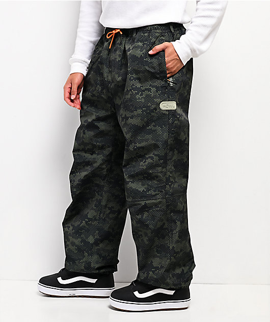 Howl Nowhere Honeycomb Camo 15K Snowboard Pants | Zumiez