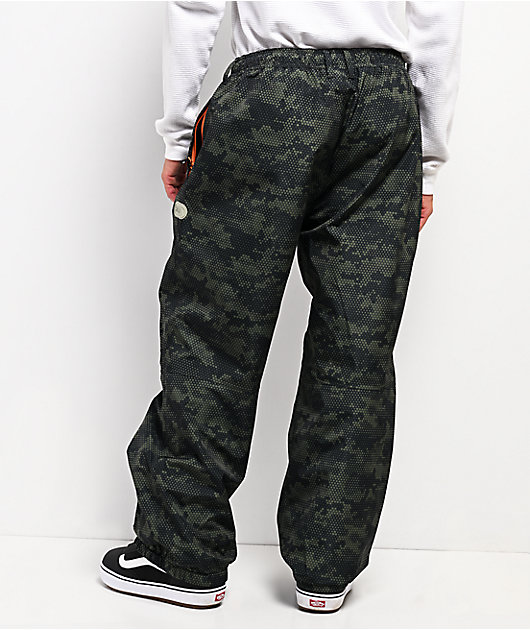 Howl Nowhere Honeycomb Camo 15K Snowboard Pants | Zumiez