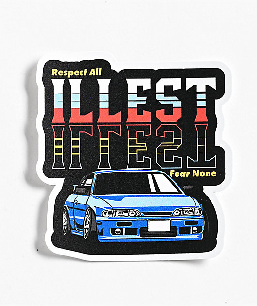 Illest Mirrored Sticker | Zumiez