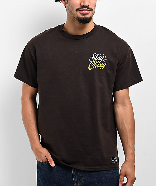 Illest Stay Classy Brown T-Shirt | Zumiez