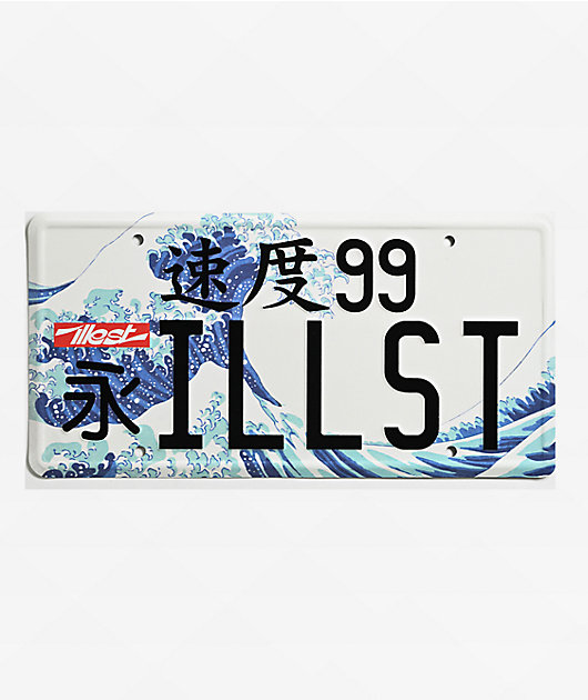 Illest Wave License Plate | Zumiez
