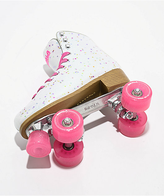 Impala Confetti White Roller Skates | Zumiez