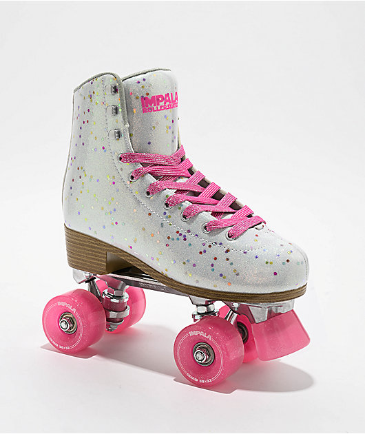 Impala Confetti White Roller Skates | Zumiez