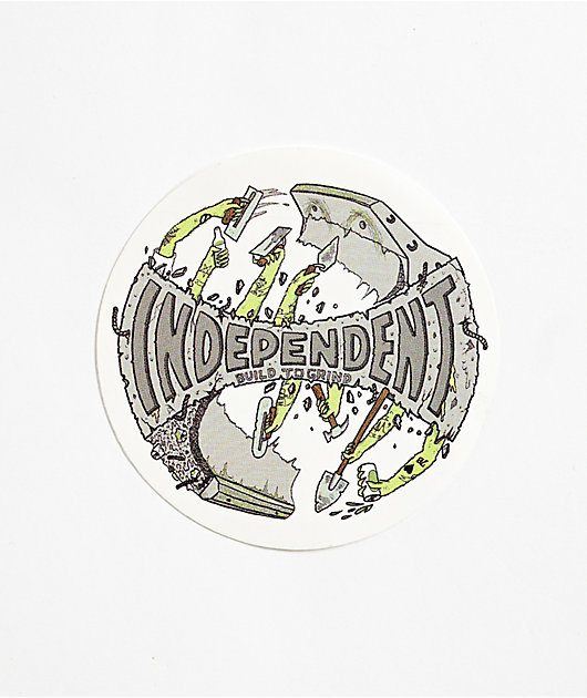 Independent Build To Grind Sticker | Zumiez