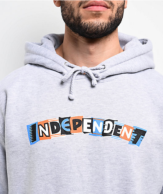 Independent Lance Mountain Ransom Grey Hoodie | Zumiez