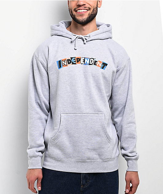 Independent Lance Mountain Ransom Grey Hoodie | Zumiez