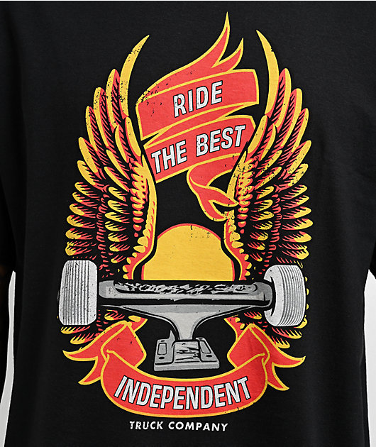 Independent Ride Free Black T-Shirt | Zumiez