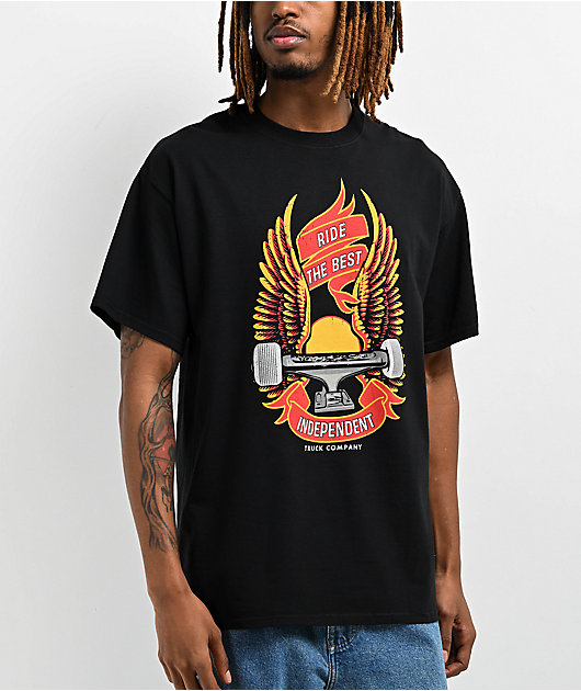 Independent Ride Free Black T-Shirt | Zumiez