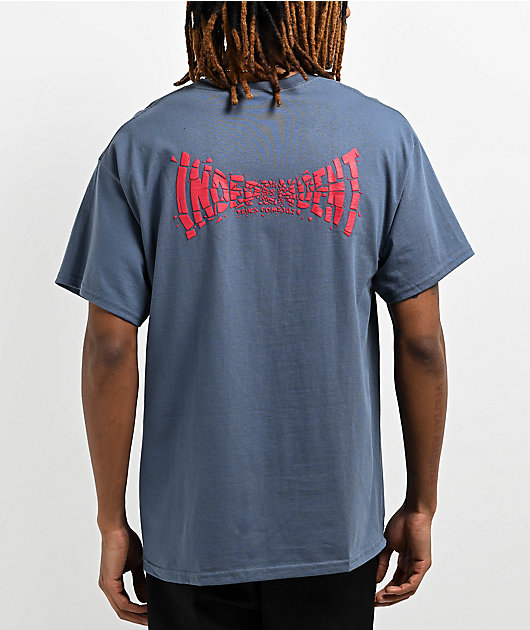 Independent Shatter Span Steel Blue T-Shirt | Zumiez