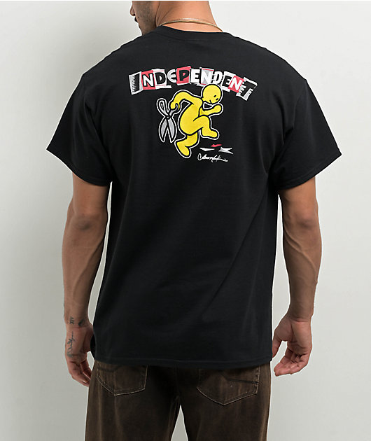 Independent x Lance Mountain Ransom Black T-Shirt | Zumiez