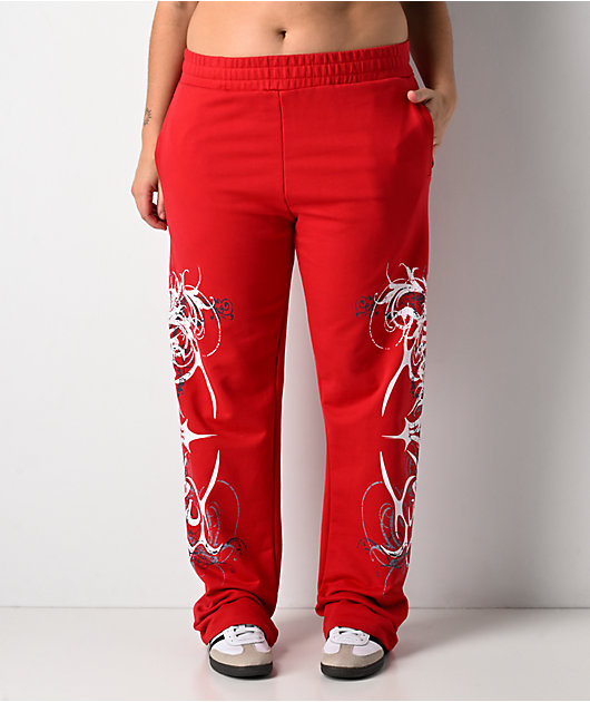 Insomnia Visuals Eclipse Red Sweatpants | Zumiez