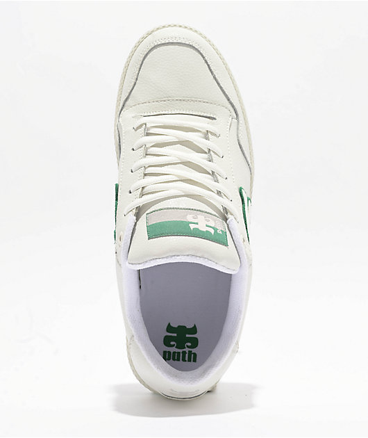 Ipath 1985 White & Green Skate Shoes | Zumiez
