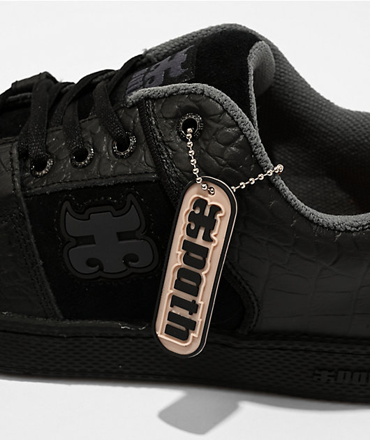 Ipath Cricket Black Croc Skate Shoes | Zumiez