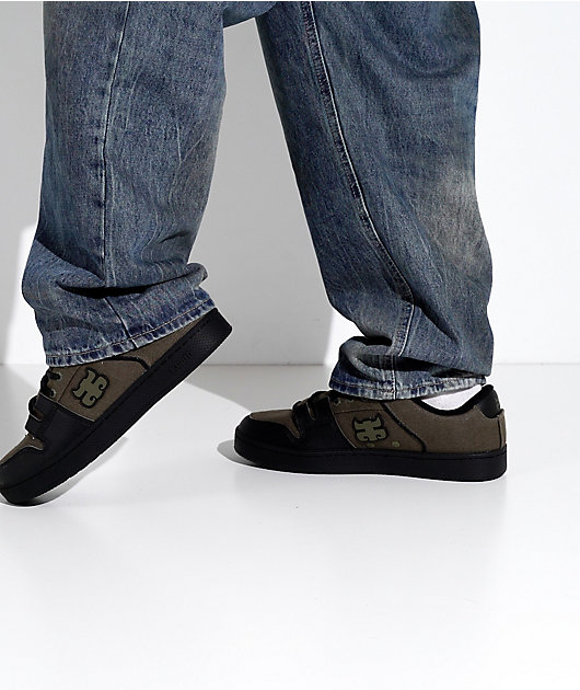 Ipath Cricket Olive & Black Skate Shoes | Zumiez