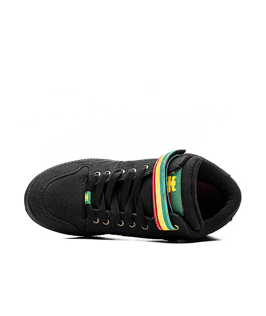 Ipath Grasshopper Black & Rasta Skate Shoes | Zumiez