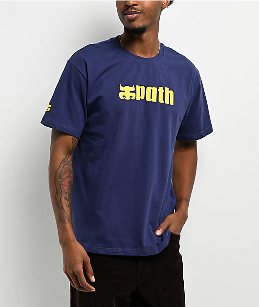 Ipath Vintage Logo Navy T-Shirt | Zumiez