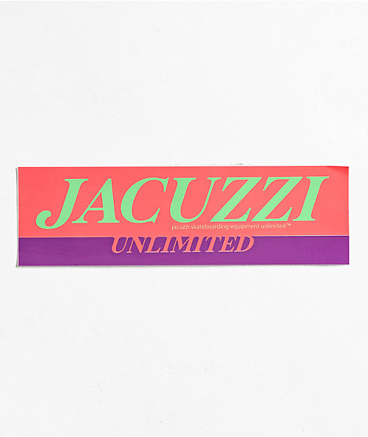 Jacuzzi Flavor Logo Sticker | Zumiez