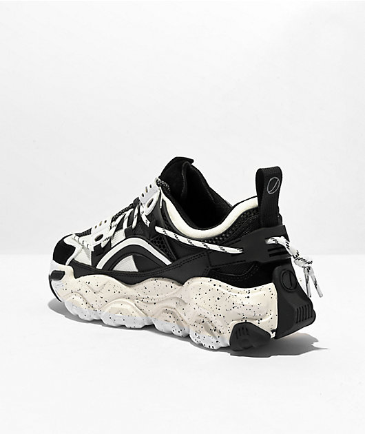 Javi Alluring Black & White Shoes | Zumiez