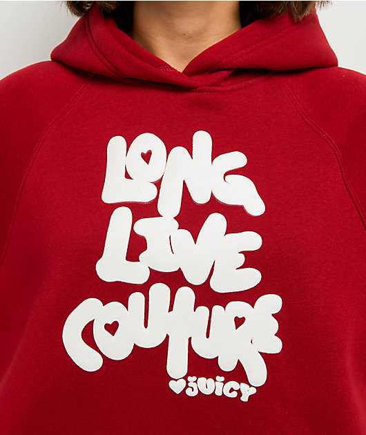 Juicy Couture Long Live Red Hoodie | Zumiez