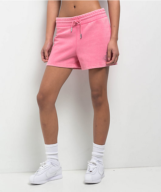 Juicy Couture Pink Lemonade Sweat Shorts | Zumiez