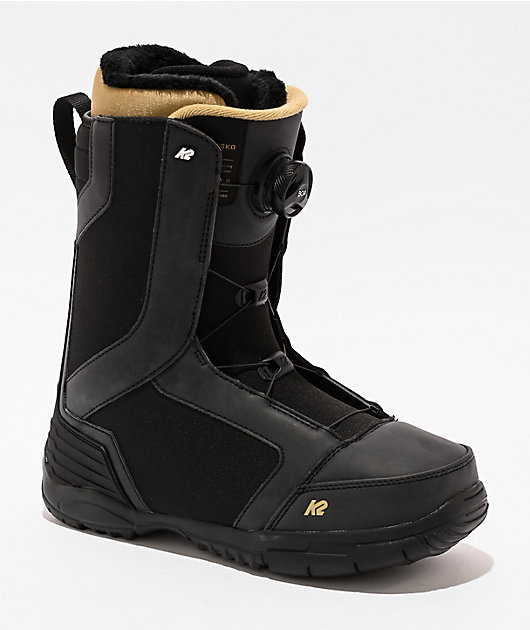 K2 Rosko Black Snowboard Boots | Zumiez