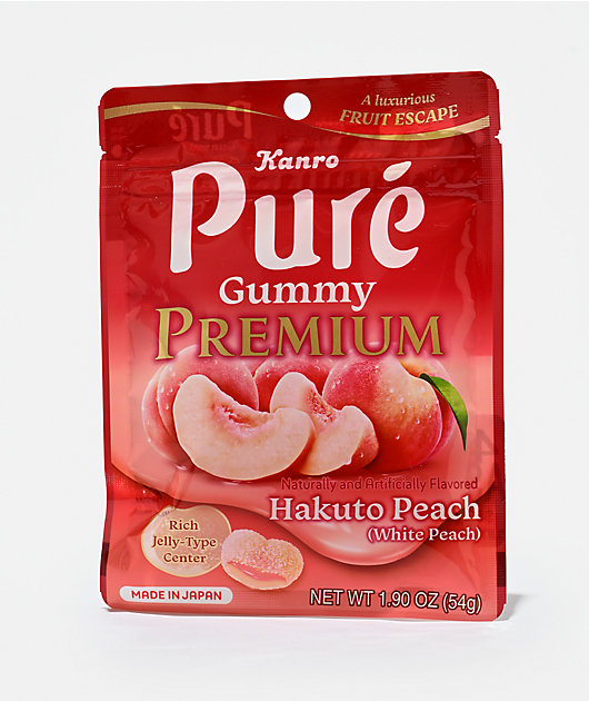 Kanro Puré Hakuto Peach Gummy Candy | Zumiez
