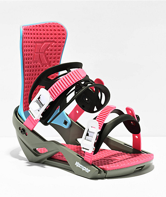 Kemper Freestyle Blue Snowboard Bindings 2024 | Zumiez