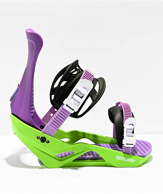 Kemper Freestyle Purple Snowboard Bindings 2024 | Zumiez