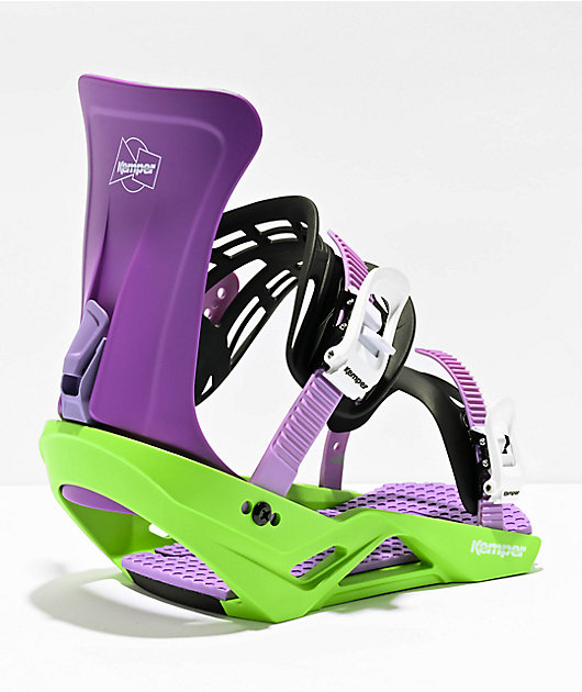 Kemper Freestyle Purple Snowboard Bindings 2024 | Zumiez