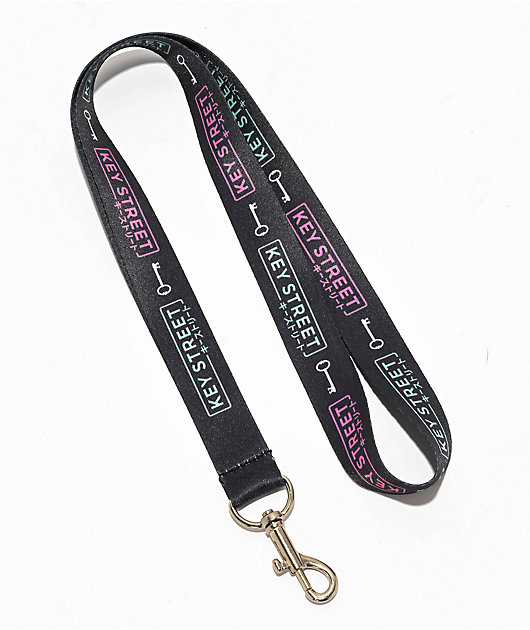 Key Street Black Lanyard | Zumiez