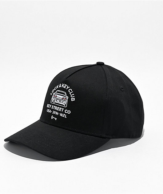 Key Street Car Club Black Snapback | Zumiez