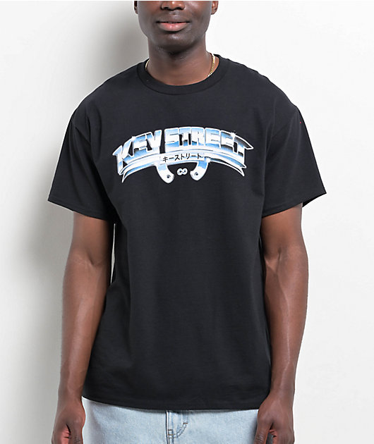 Key Street Club Plaque Black T-Shirt | Zumiez