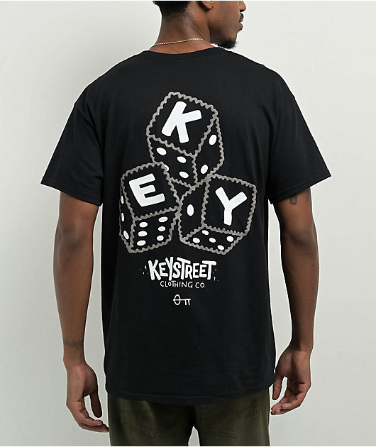 Key Street Dice Black T-Shirt | Zumiez