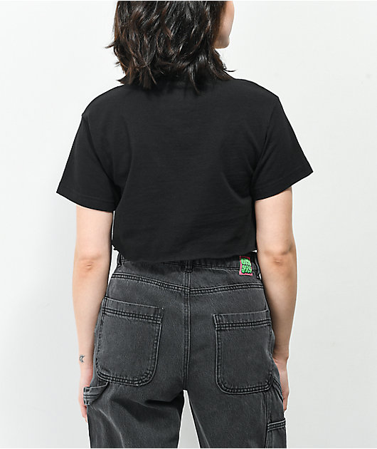 Key Street Driftin Black Crop T-Shirt | Zumiez