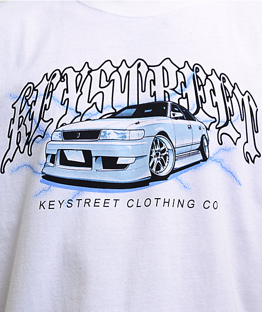 Key Street Heavy White T-Shirt | Zumiez