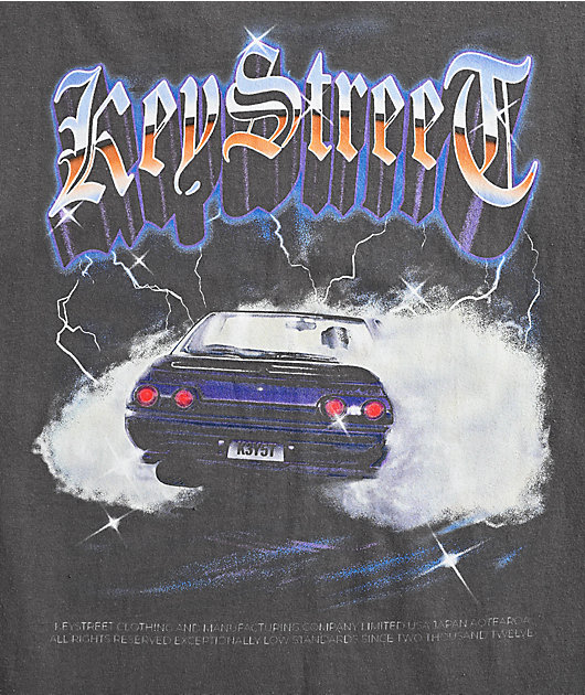 Key Street Kids Burnout Grey T-Shirt | Zumiez