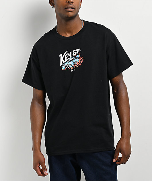 Key Street Racing Team Black T-Shirt | Zumiez