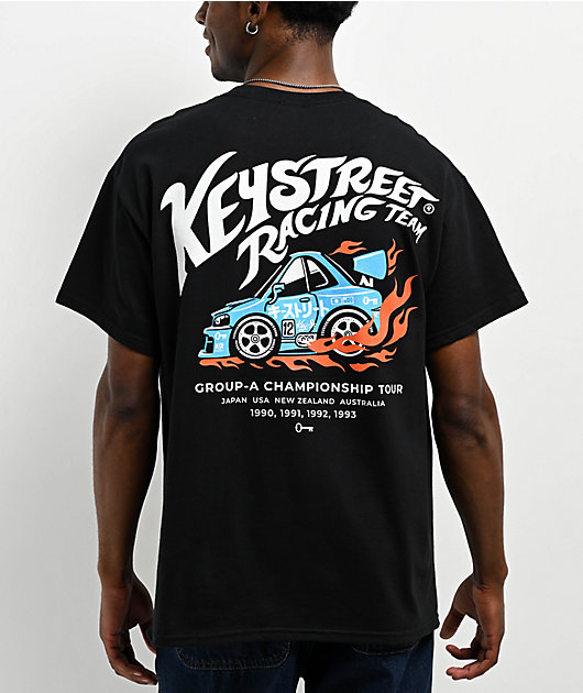 Key Street Racing Team Black T-Shirt | Zumiez