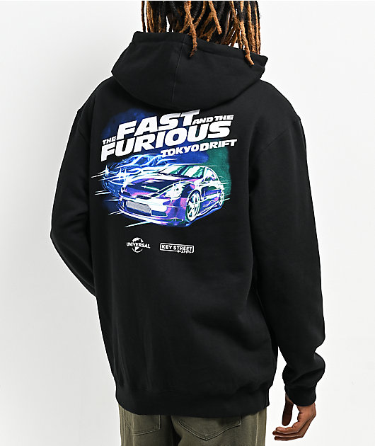 Key Street x Fast & Furious Tokyo Drift Black Hoodie | Zumiez